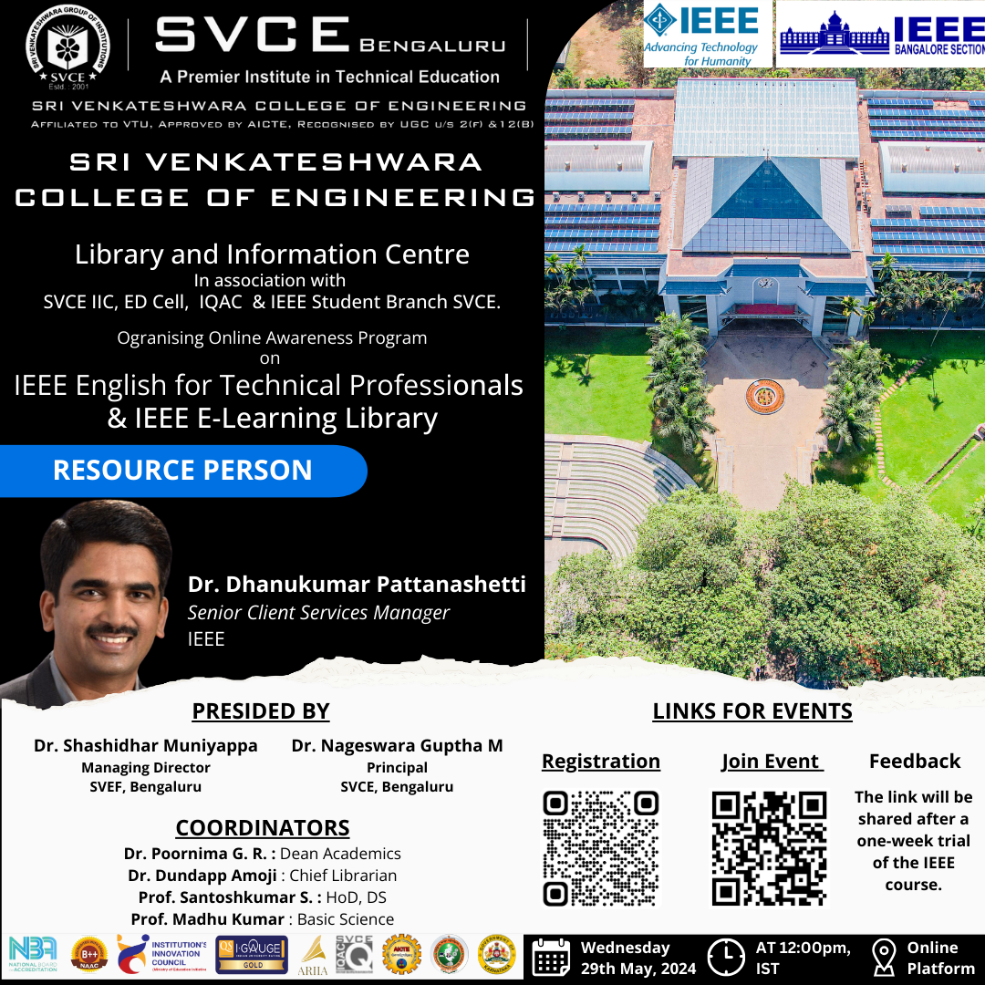 IEEE English for Technical Professional – Sri Venkateshwara College of ...